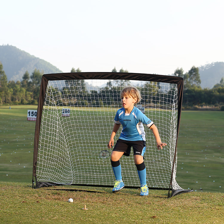 Foldable Pop-Up Square Soccer Goal Set Perfect for Backyard Fun ...